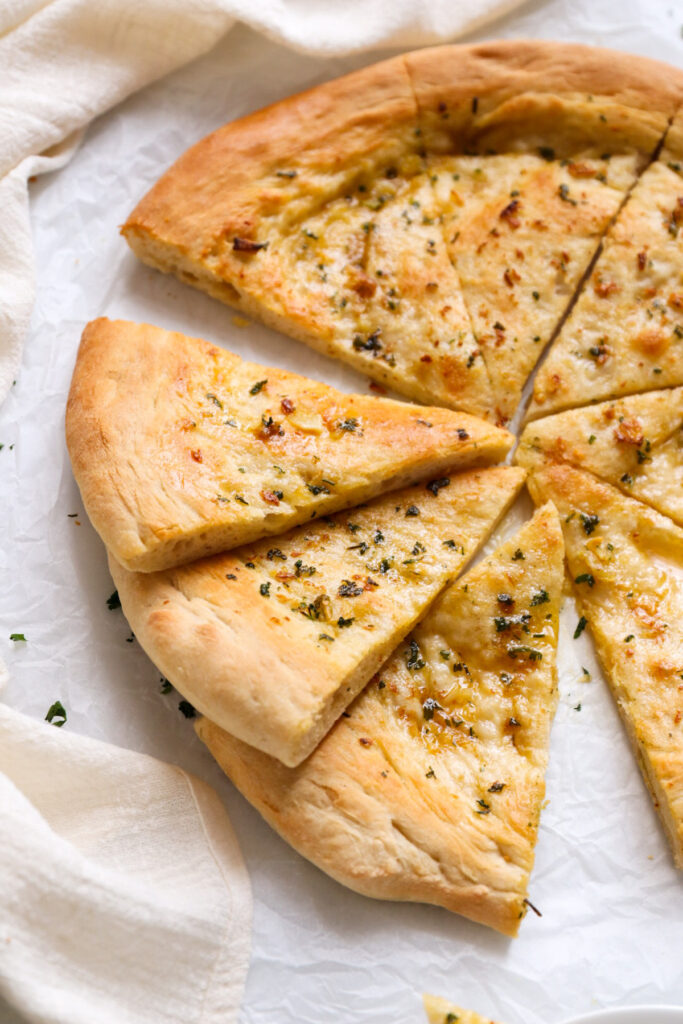 Garlic Pizza Bread - My Morning Mocha