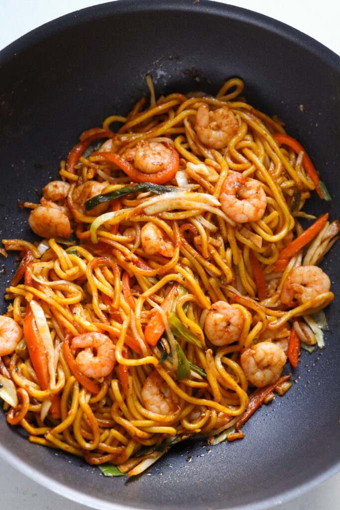 King Prawn Chow Mein - My Morning Mocha