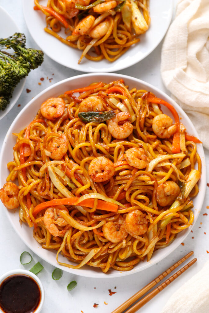 King Prawn Chow Mein - My Morning Mocha