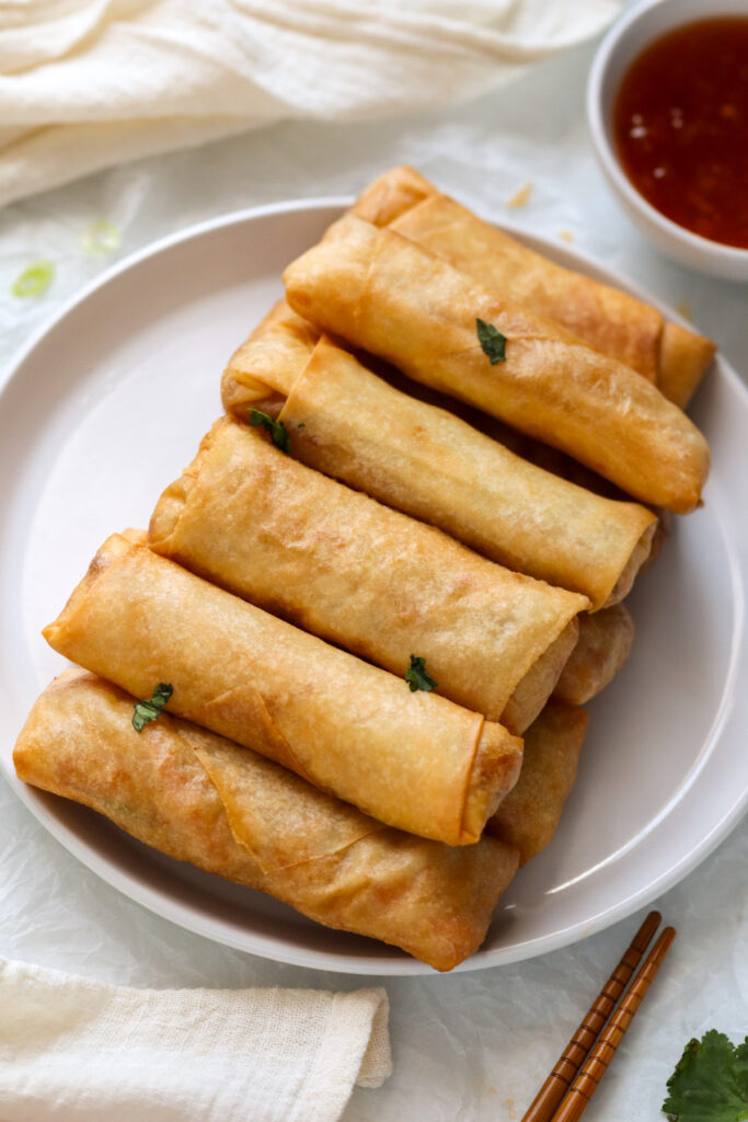 Vegetable Spring Rolls - My Morning Mocha