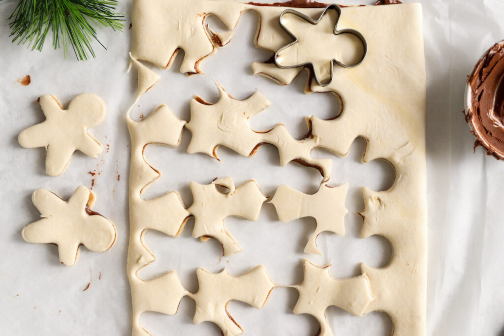 Puff Pastry Gingerbread Men - My Morning Mocha