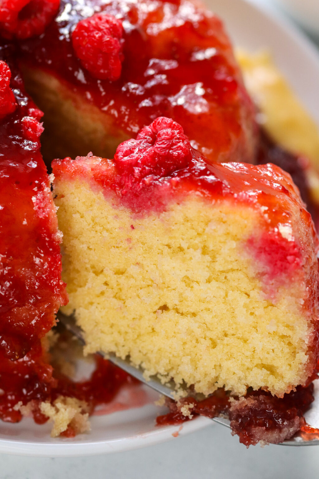 Microwave Jam Sponge Pudding - My Morning Mocha