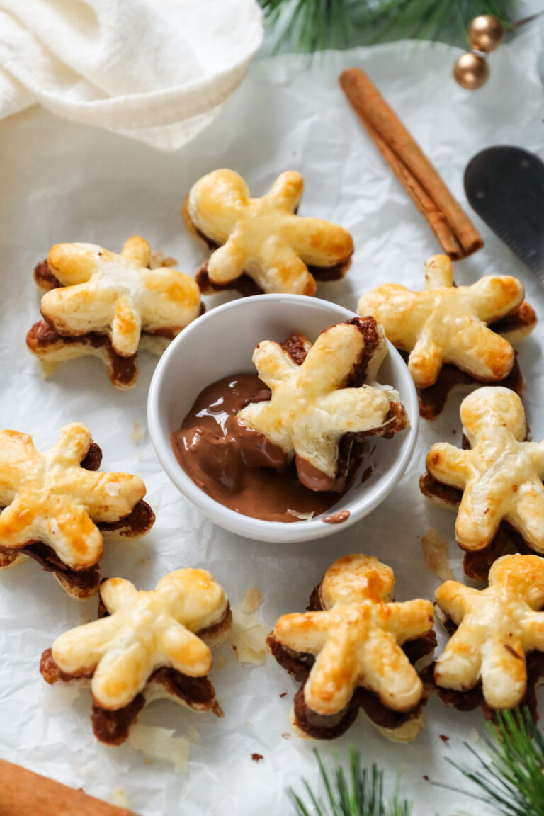 Puff Pastry Gingerbread Men - My Morning Mocha