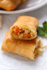 Vegetable Spring Rolls - My Morning Mocha