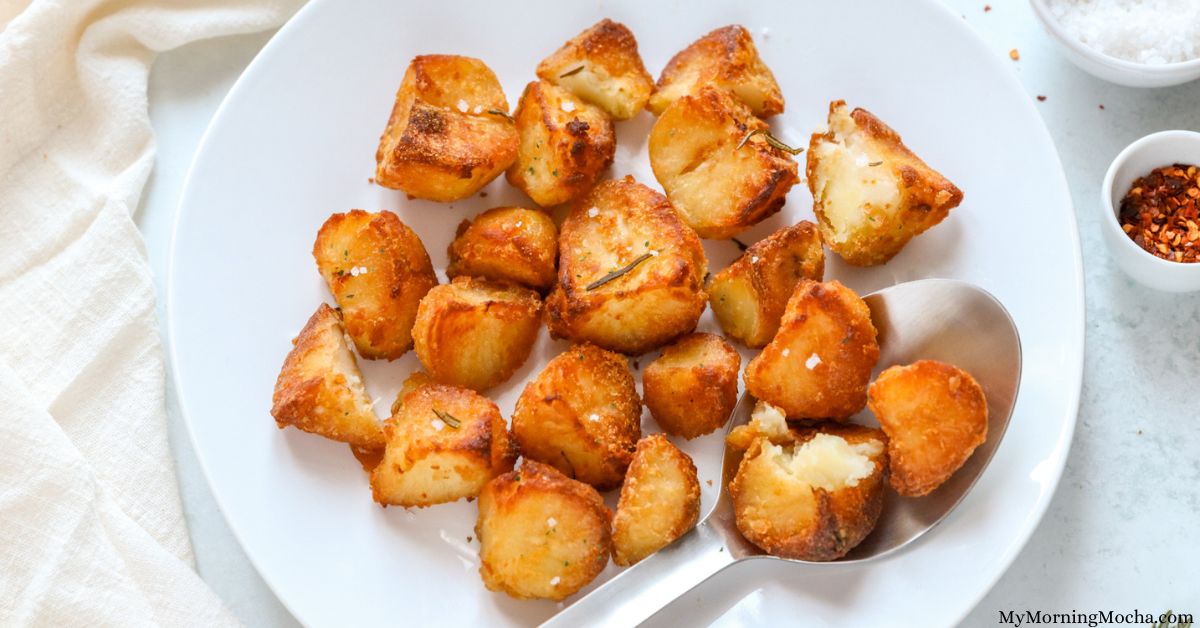 Goose Fat Crispy Roast Potatoes - My Morning Mocha