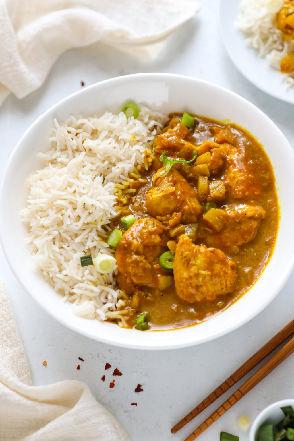 Chinese Chicken Curry (15-Minutes) - My Morning Mocha