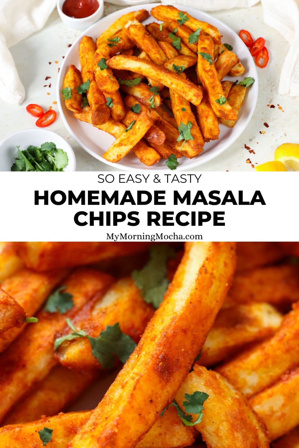 Masala Chips (Tasty Indian Fries) - My Morning Mocha