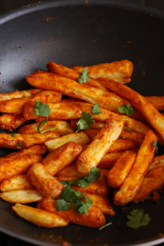 Masala Chips (Tasty Indian Fries) - My Morning Mocha