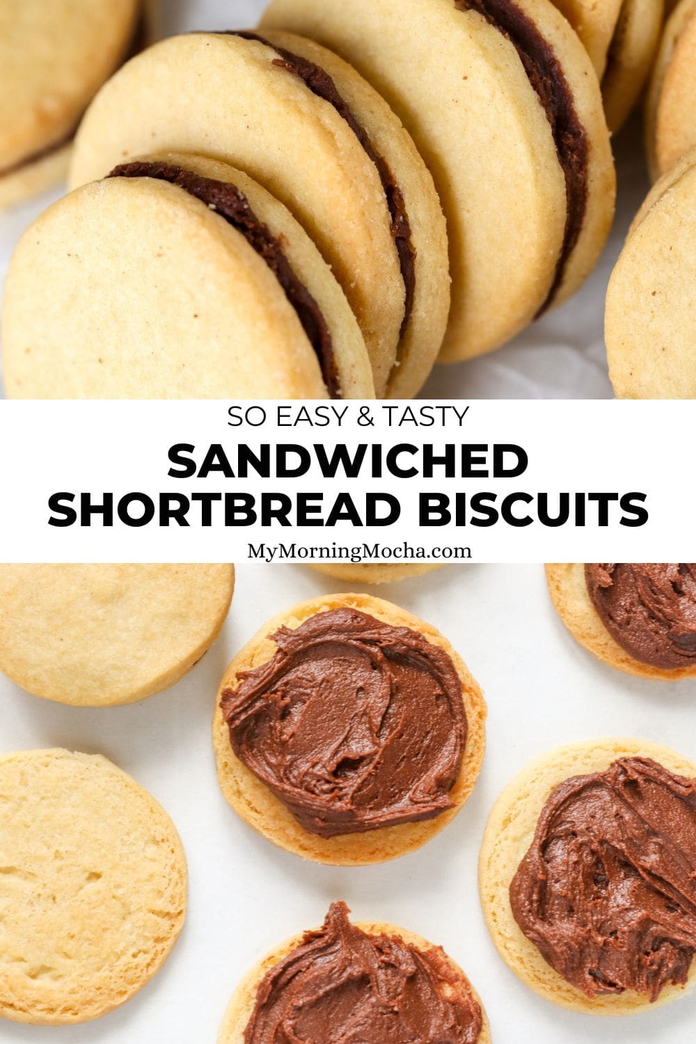 Sandwich Shortbread Biscuits - My Morning Mocha