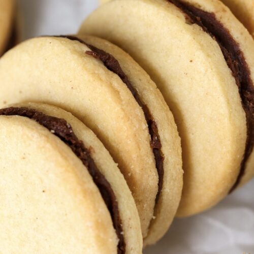 Sandwich Shortbread Biscuits - My Morning Mocha