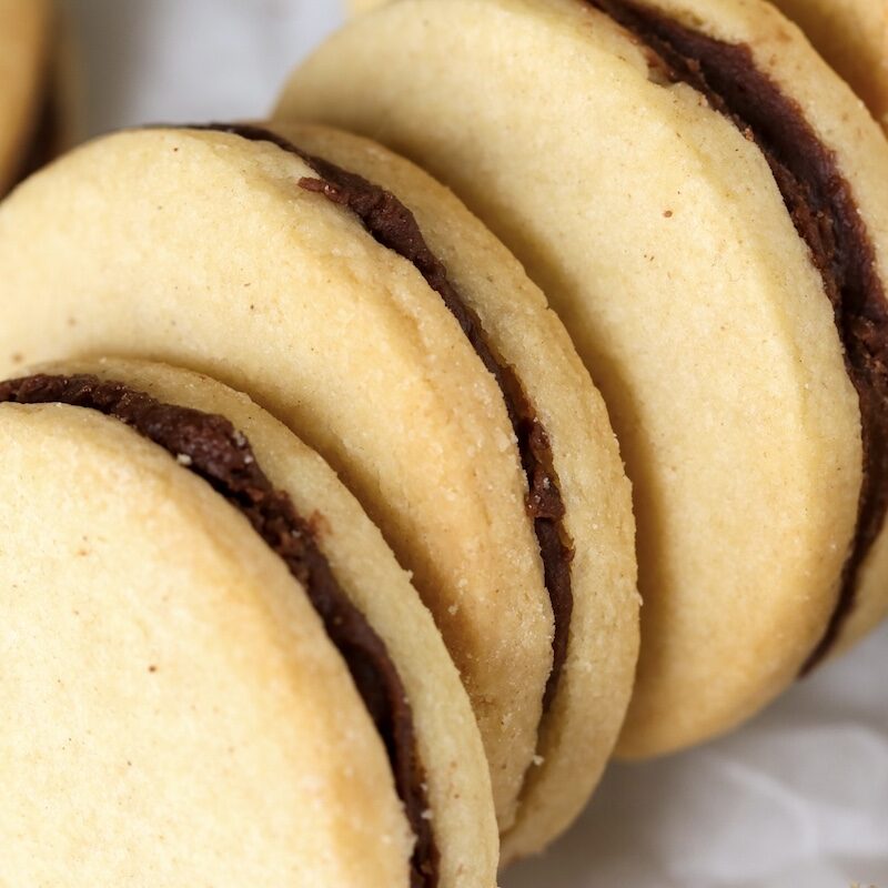 Sandwich Shortbread Biscuits - My Morning Mocha