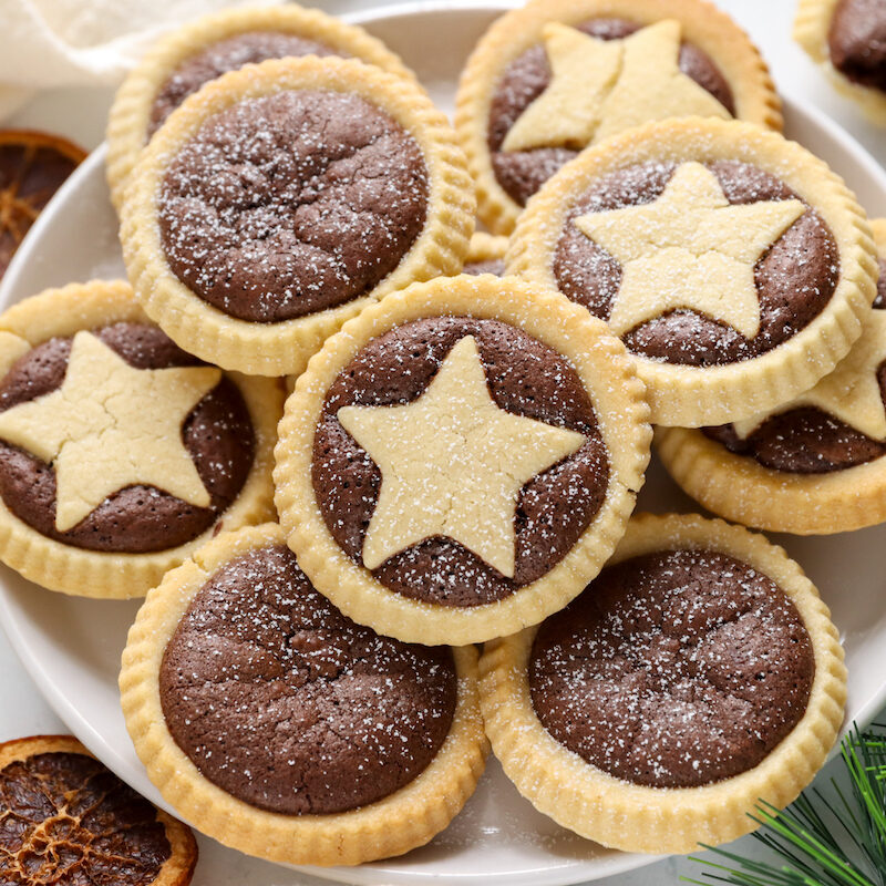 Brownie Mince Pies - My Morning Mocha