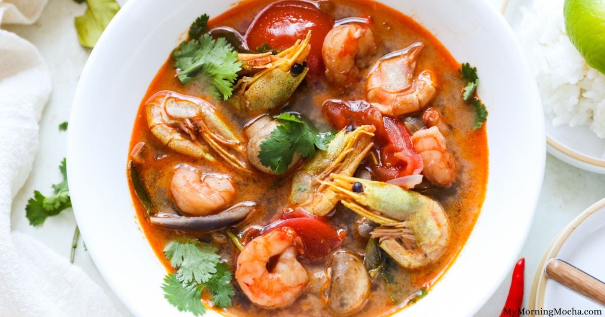 Tom Yum Prawn Soup - My Morning Mocha