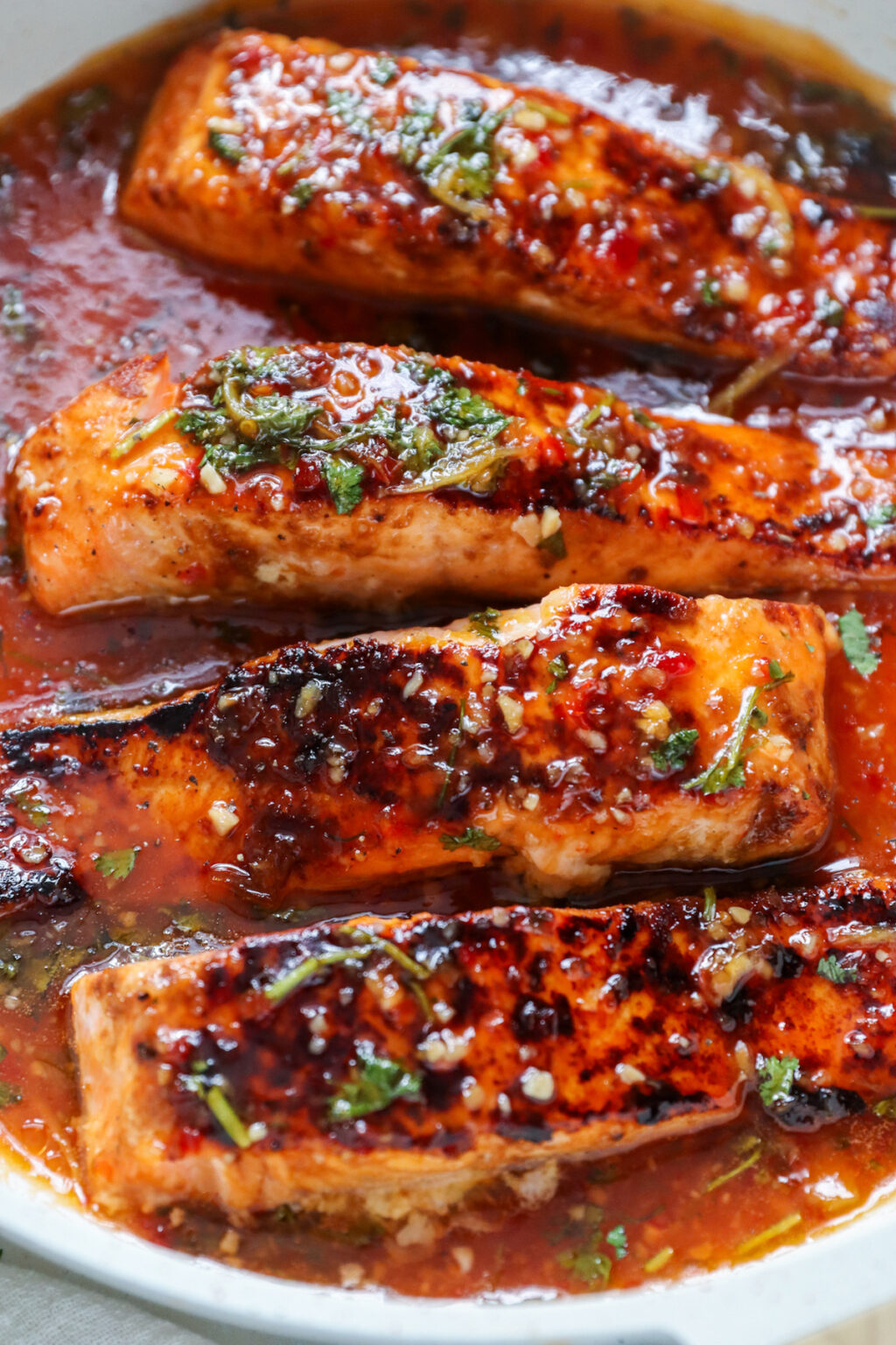 Sweet Chilli Salmon - My Morning Mocha