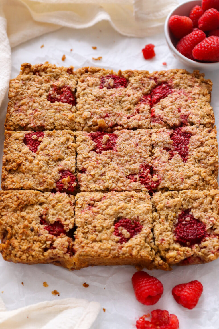 Raspberry Flapjacks (So Tasty) - My Morning Mocha