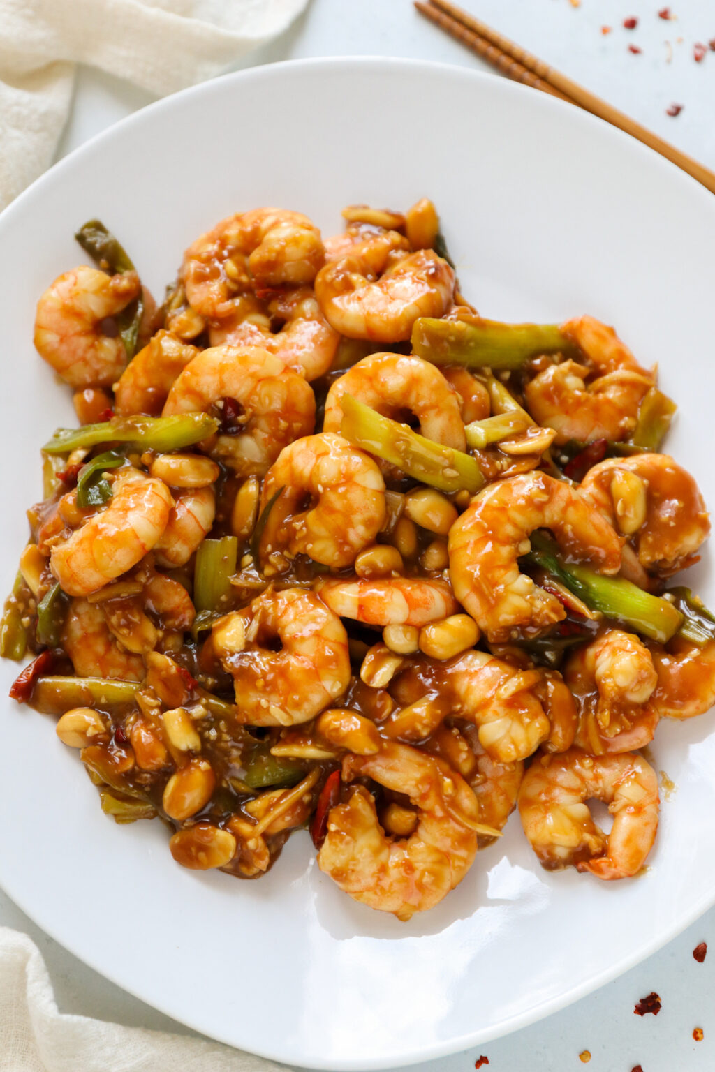 Kung Po Prawns - My Morning Mocha