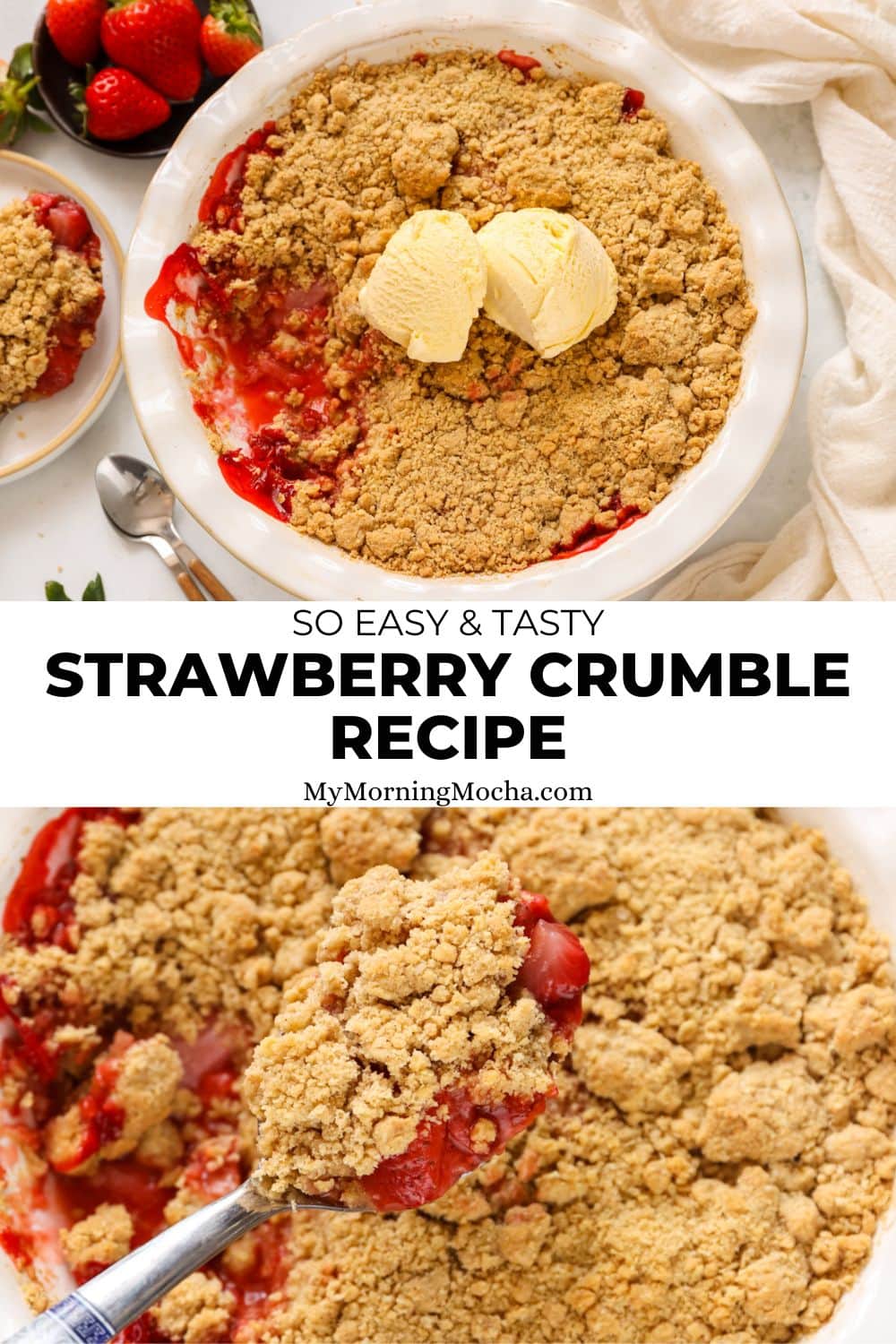 Strawberry Crumble - My Morning Mocha