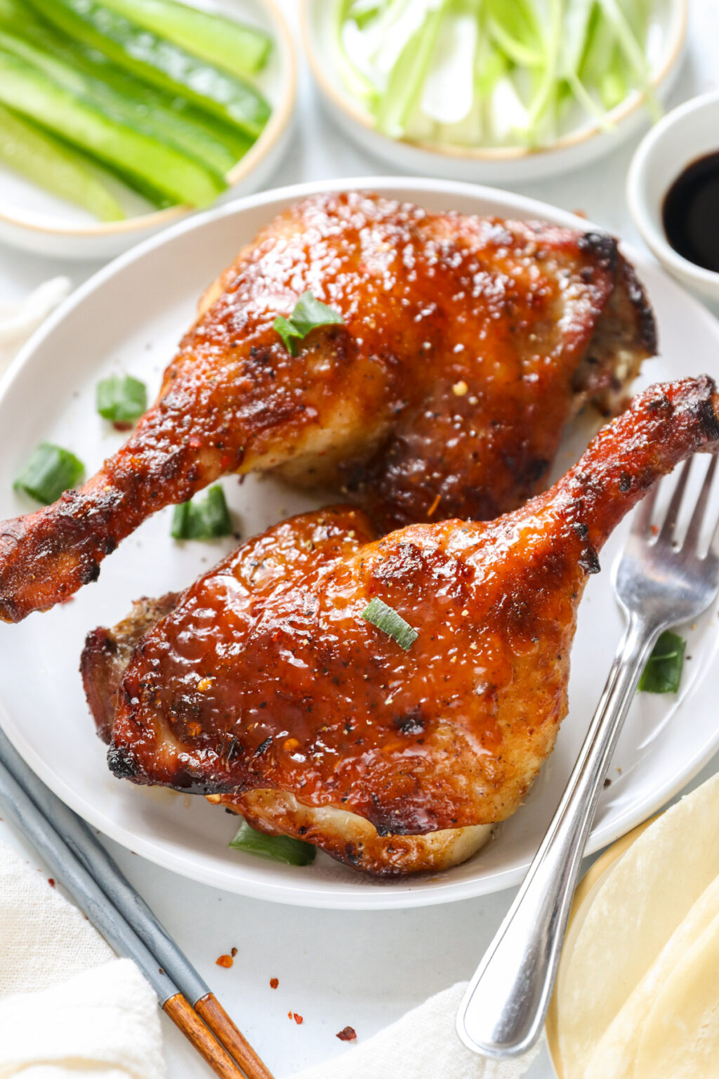 Roasted Hoisin Duck Legs - My Morning Mocha