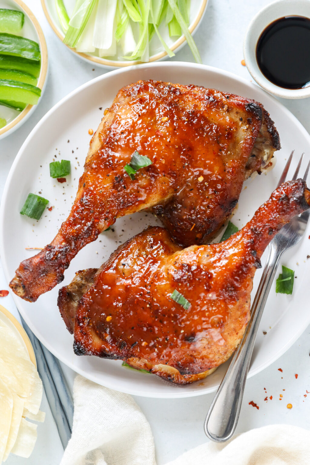 Roasted Hoisin Duck Legs - My Morning Mocha